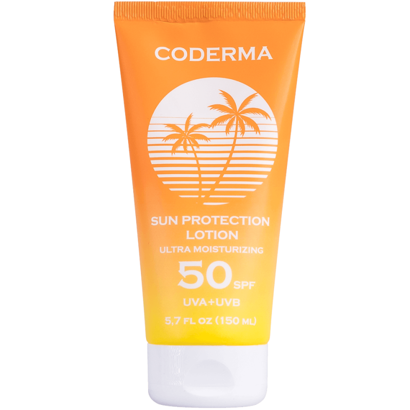 Солнцезащитный лосьон для тела ультраувлажняющий SPF 50 CODERMA, 150 мл - UA Pharm - Витамины и ...